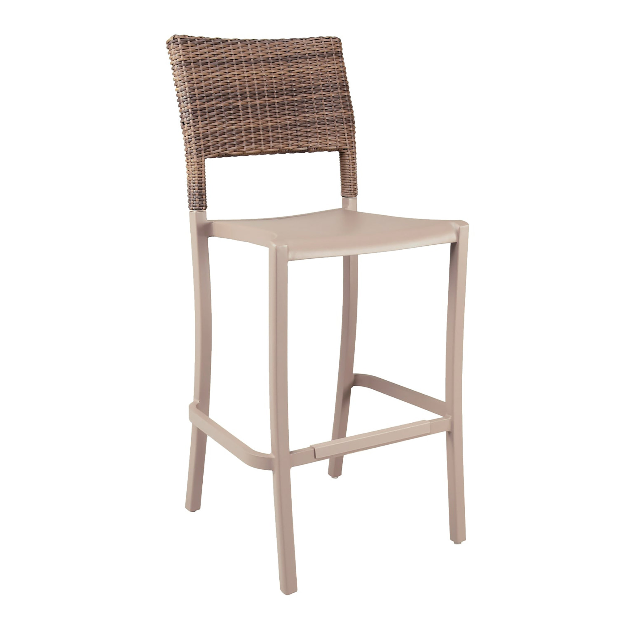 Grosfillex Expert Java Outdoor 30 Bar Stool | Wayfair