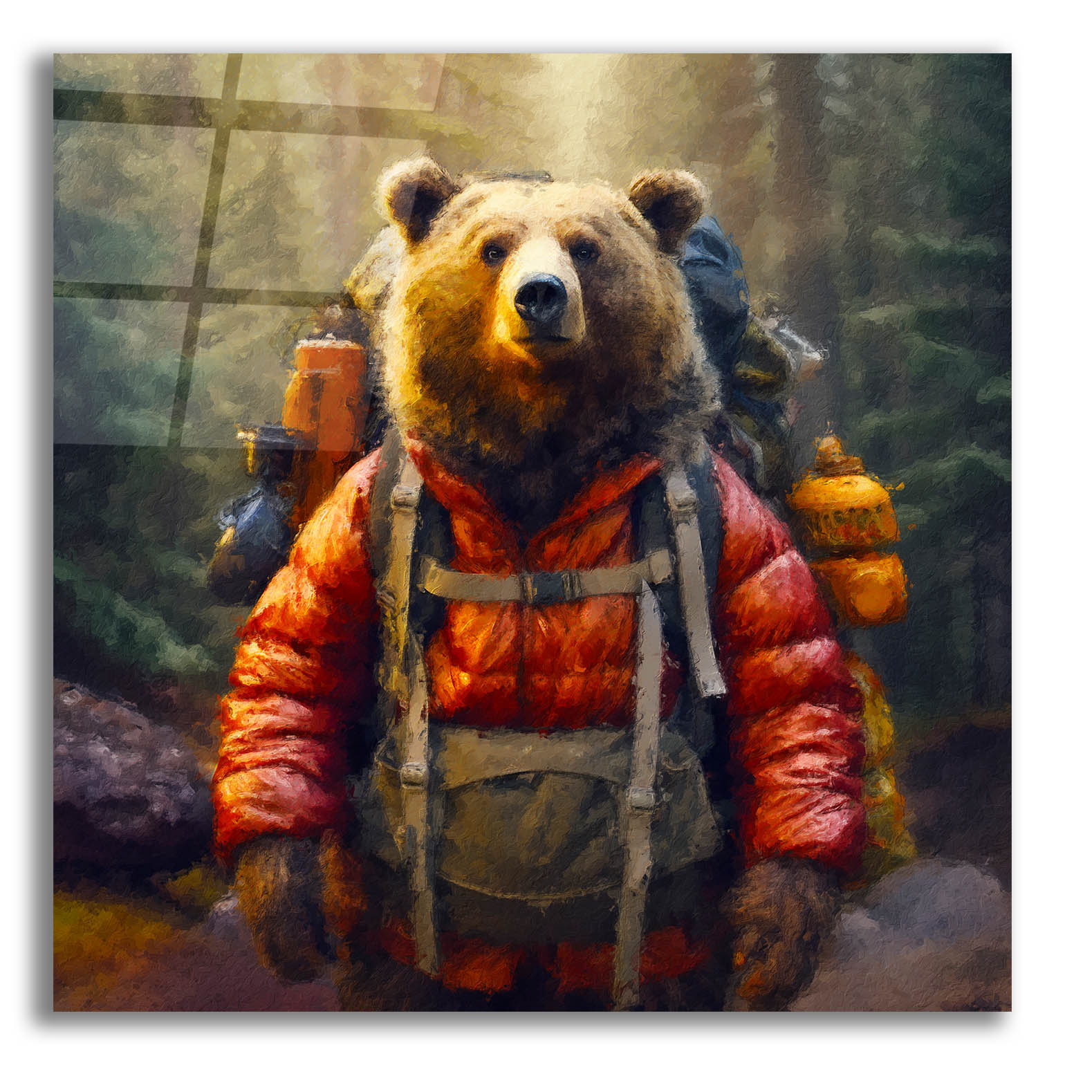 Trinx Hike 4' by Sean Parnell Acrylic Glass Wall Art | Wayfair