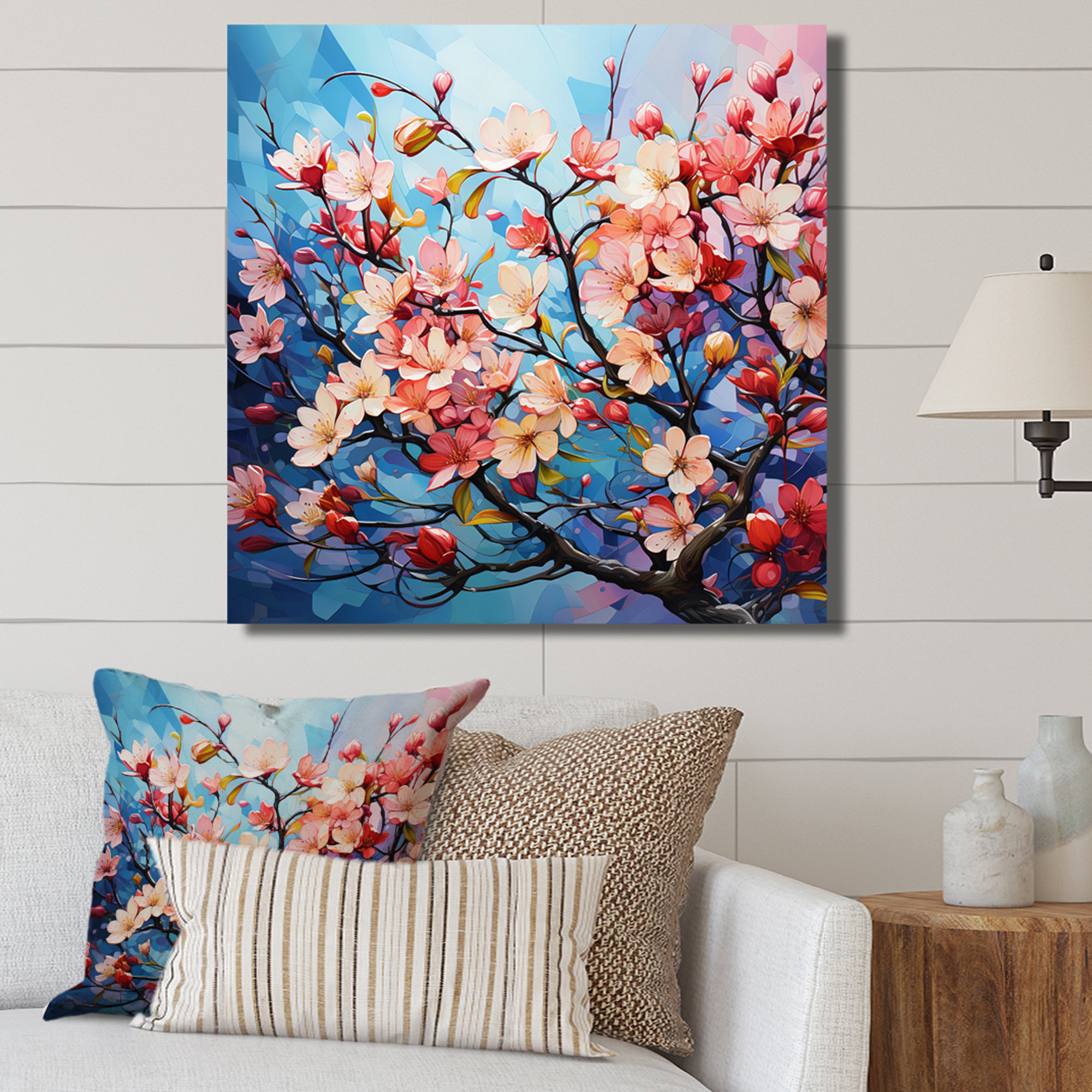 Winston Porter Apple Blossom Fauvist Delight II On Canvas Print | Wayfair
