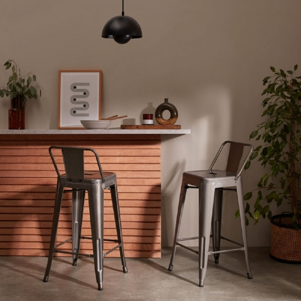 Williston Forge Donia Counter Stool with Metal Frame - Wayfair Canada