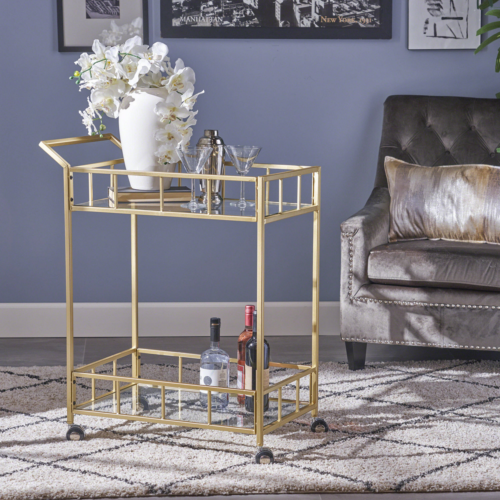 Ebern Designs BAR CART - Wayfair Canada