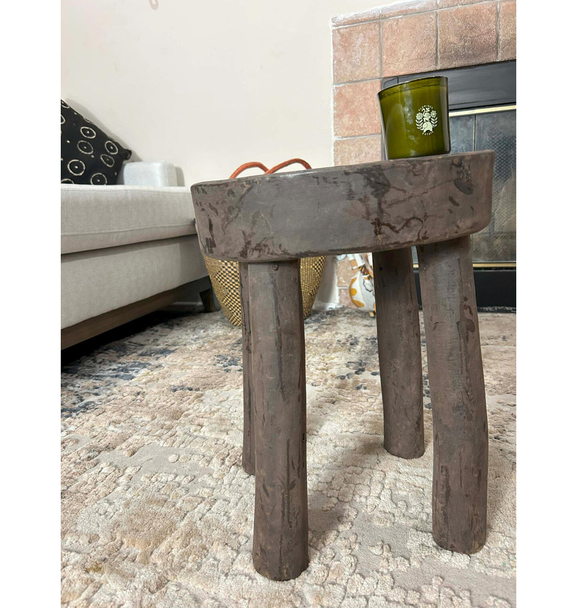 Loon Peak Traditional Senufo Hand-Carved Wooden Stool – African Tribal ...