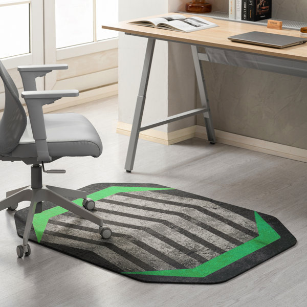 Anji MountainPrizm Octagon Non-slip Desk Chair Mat with Beveled Edge ...