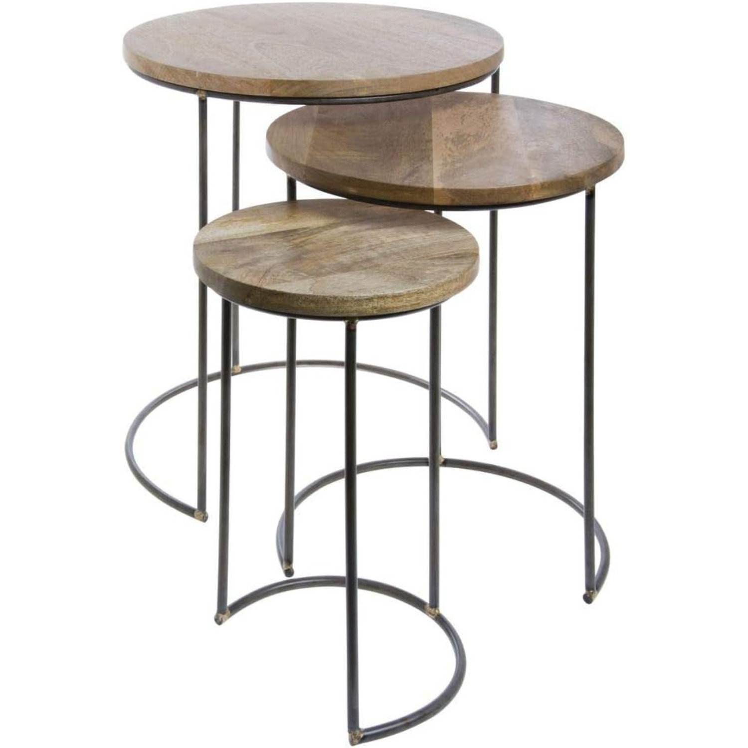 Union Rustic Pablo 3 Piece Nesting Tables & Reviews | Wayfair