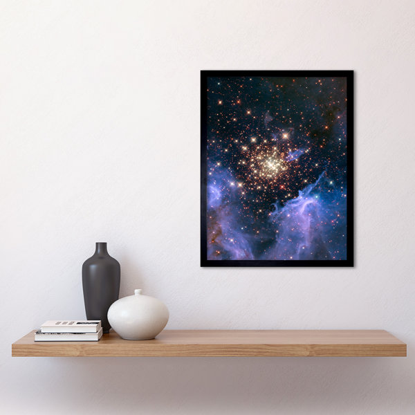 Latitude Run Hubble Space Starburst Cluster NGC 3603 Nebula Fireworks ...