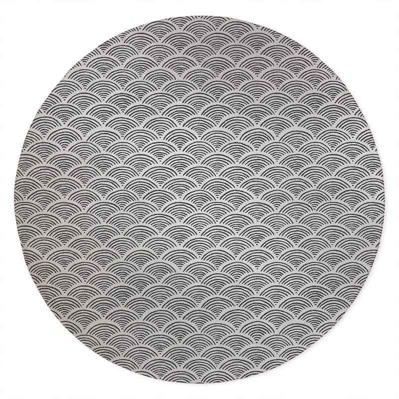 East Urban Home Rolling Waves Non-Slip Outdoor Rug | Wayfair