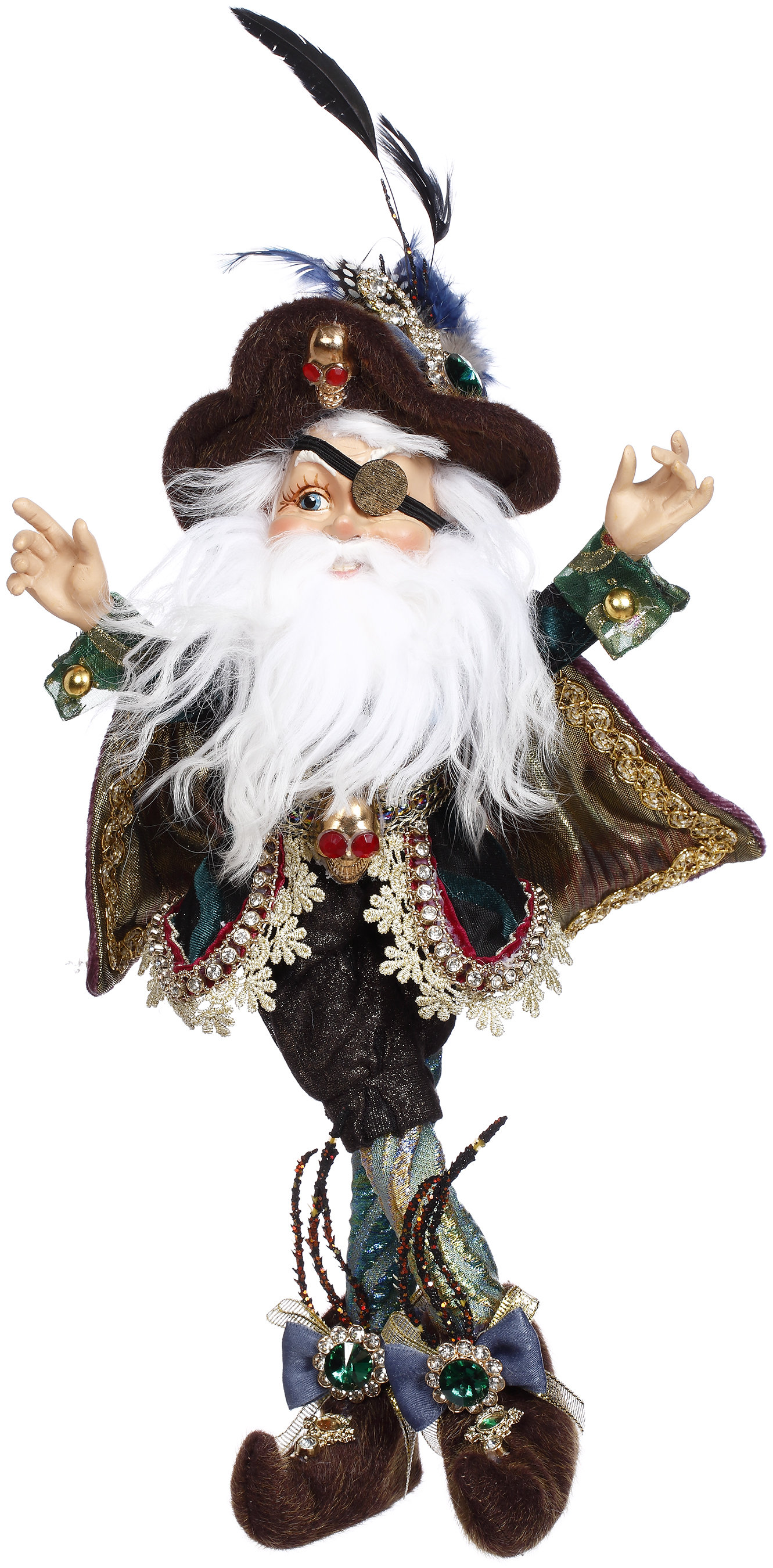 Mark Roberts 13" H North Pole Spooky Treats Pirate Elf Figurines ...