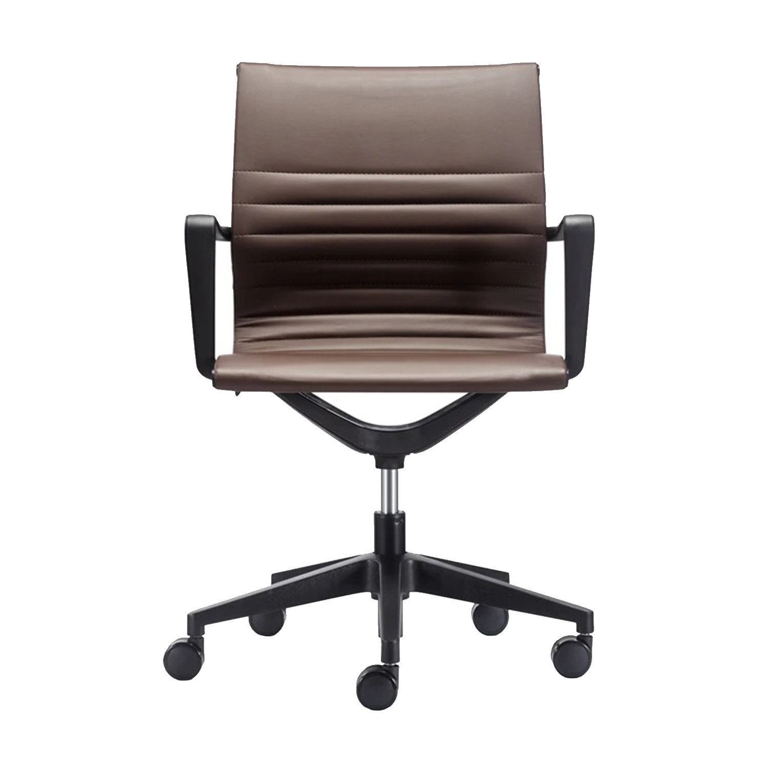 Hokku Designs Aolaith Adjustable Swivel Faux Leather Rolling Office ...