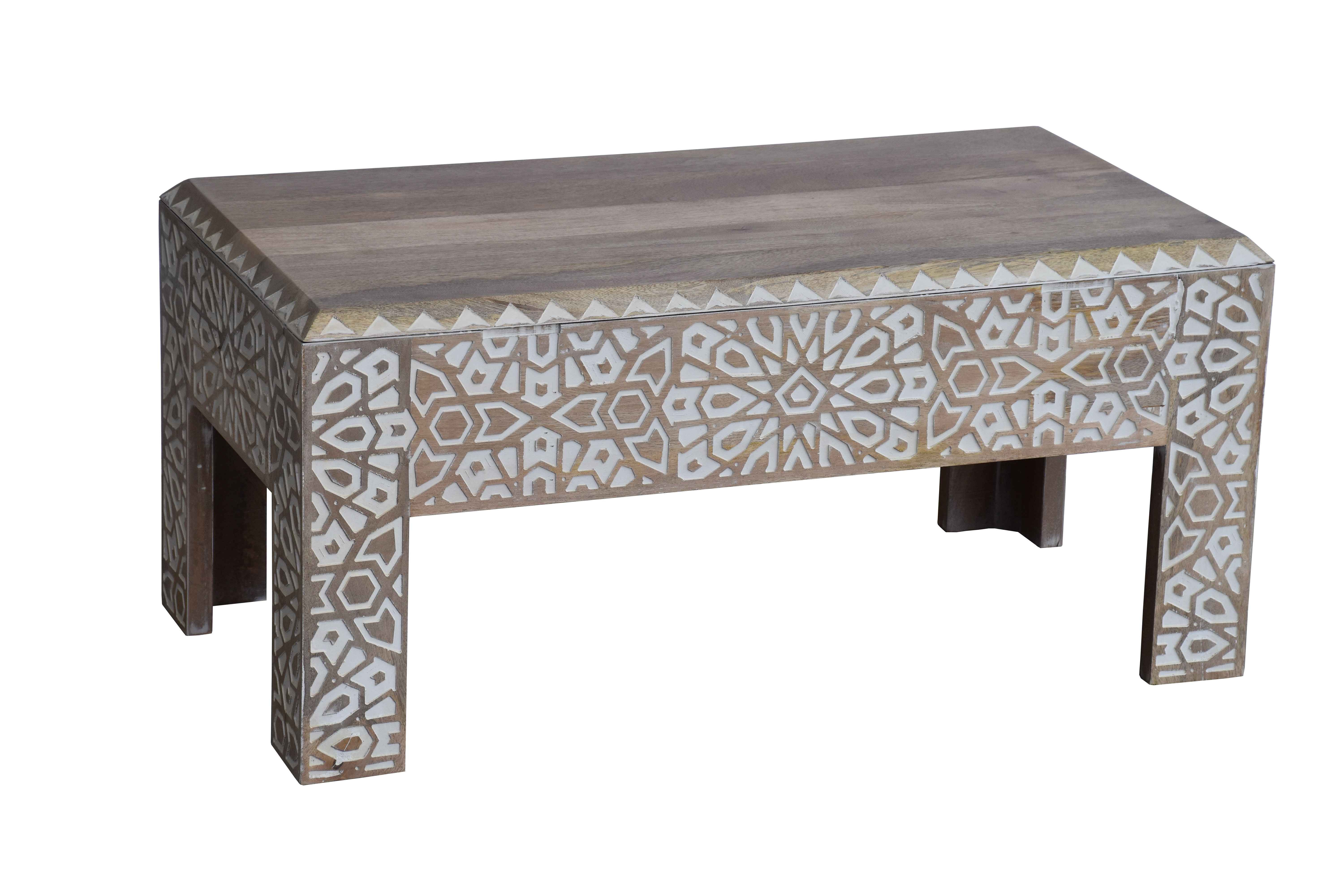 Bungalow Rose Kingstowne Solid Wood Lift Top Coffee Table, 39x20x18 ...