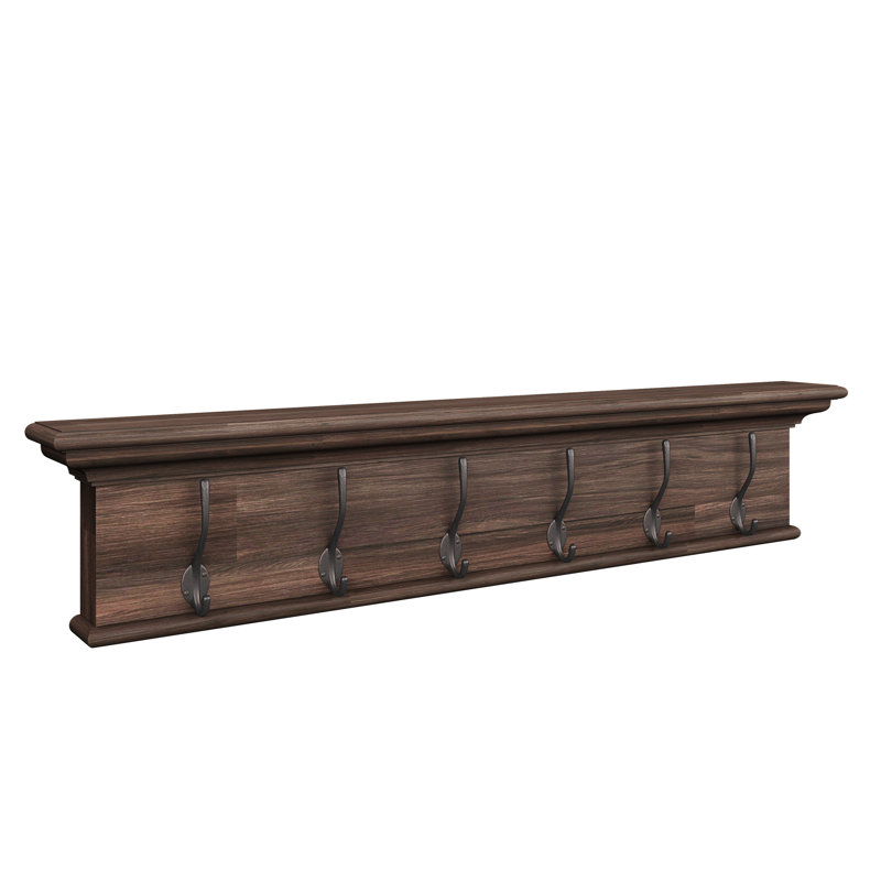 Alcott Hill® Legrand Solid Wood Wall Mounted Coat Rack & Reviews | Wayfair