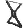 Symple Stuff Dining Table Legs 28 inch, Metal Table Legs 2PCs, Hollow X ...
