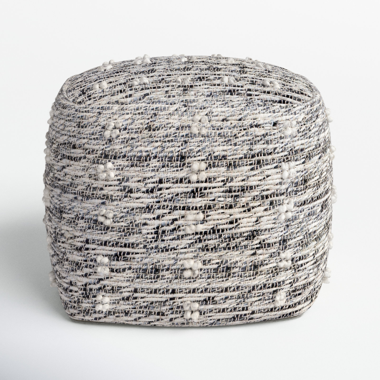 Birch Lane™ Geraldine Gray Pouf | Wayfair