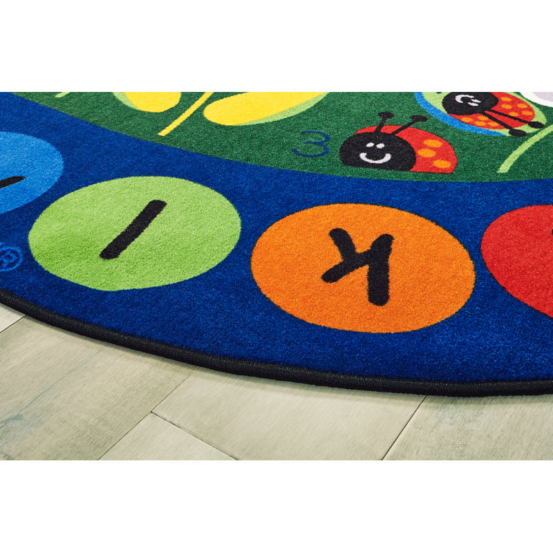 Carpets for Kids Ladybug Circletime Premium Collection Tufted Blue/Red ...