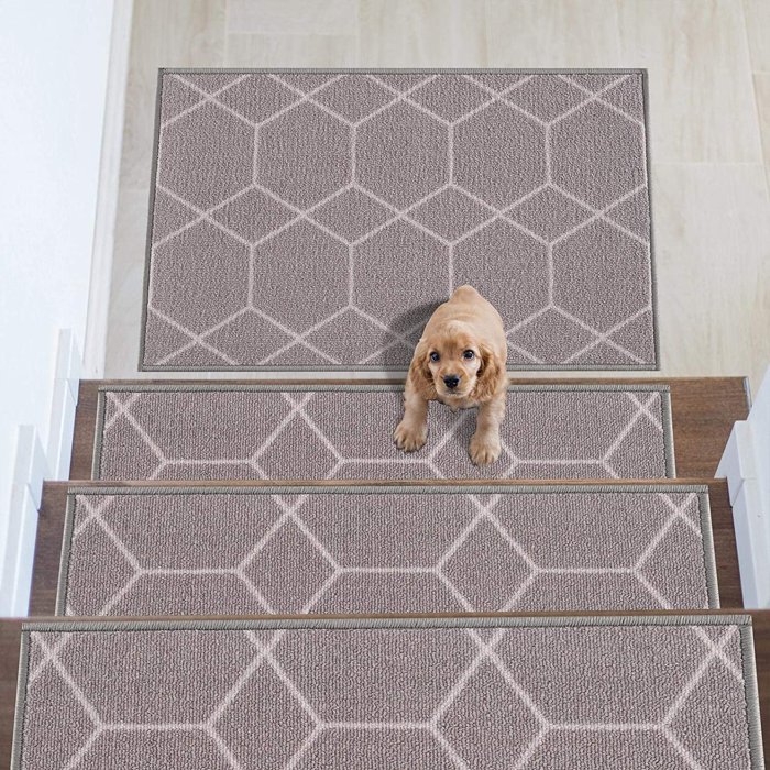 Wade Logan® Akyia Non-Slip Indoor Stair Tread & Reviews | Wayfair
