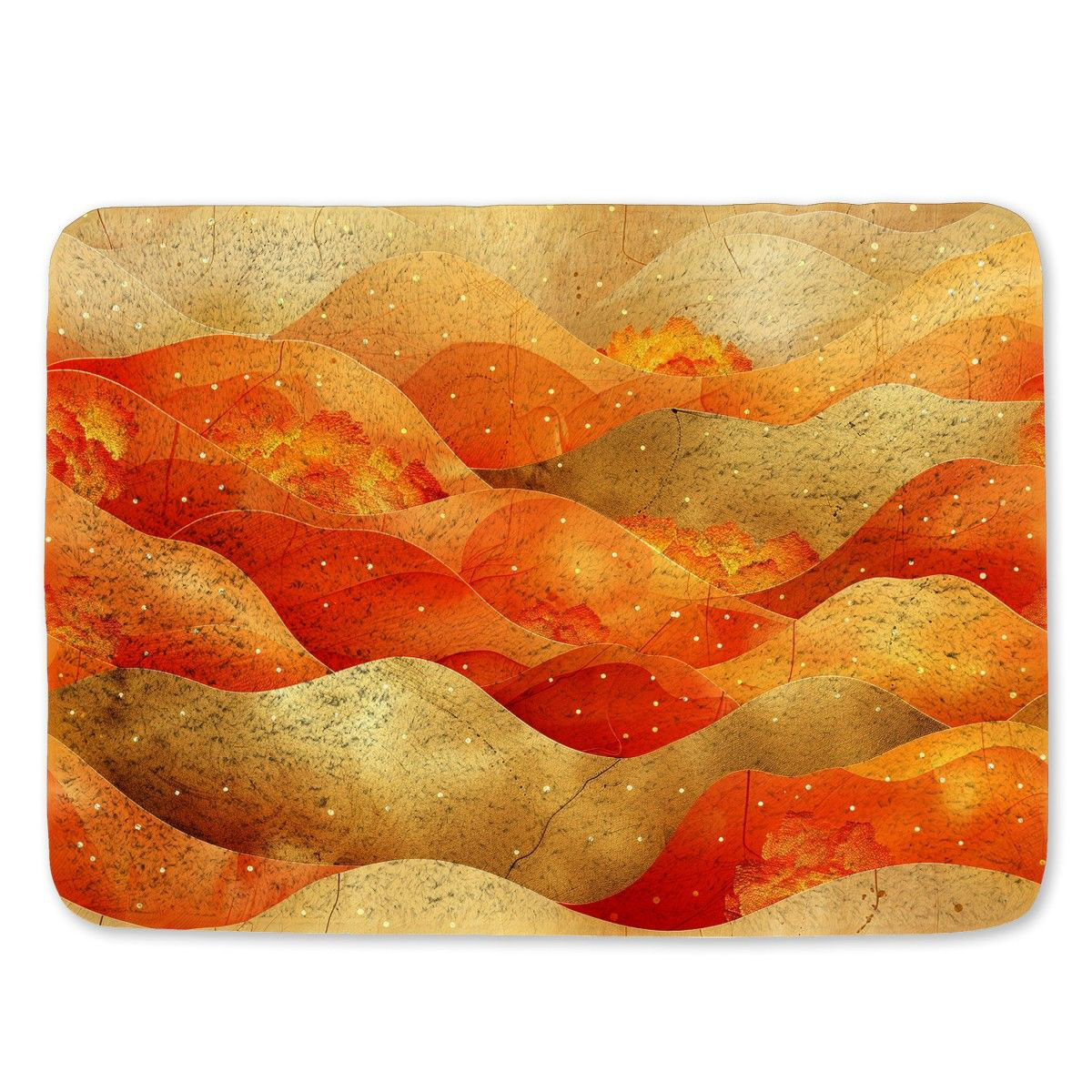 East Urban Home Wave pattern Bath Mat Surface Bathroom Decor Smooth ...