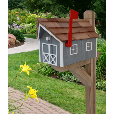 Amish Mailbox, Handmade, Barn Style Mailbox & Reviews | Wayfair