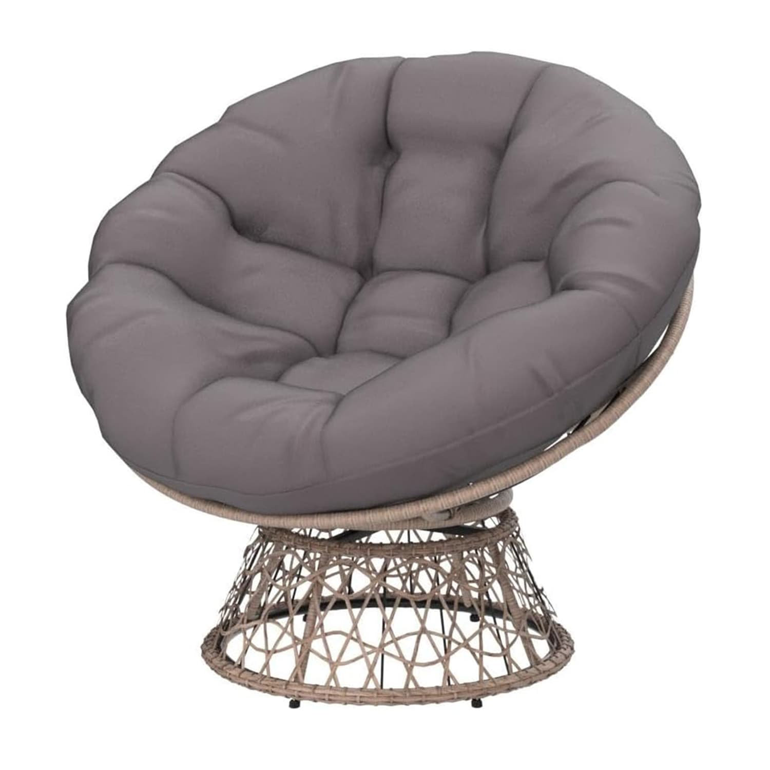 Bayou Breeze Wicker Pasang Chair, Soft And Comfortable Cushion, 360 ...