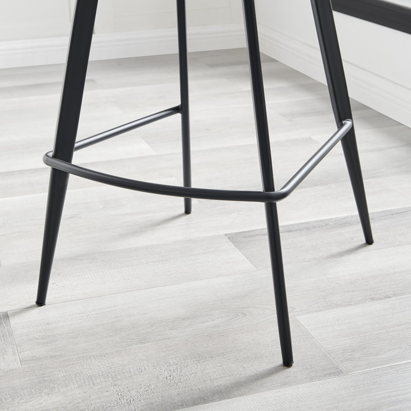 East Urban Home Muehlebach Breakfast Bar Stool - Luxury Fabric Modern ...