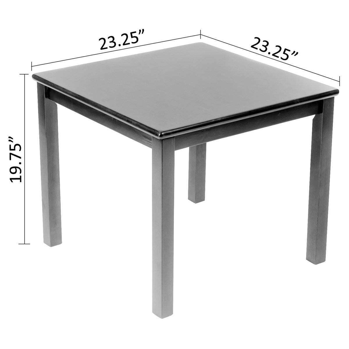 Sand & Stable™ Baby & Kids Buckley Kids Solid Wood Square Play Table ...