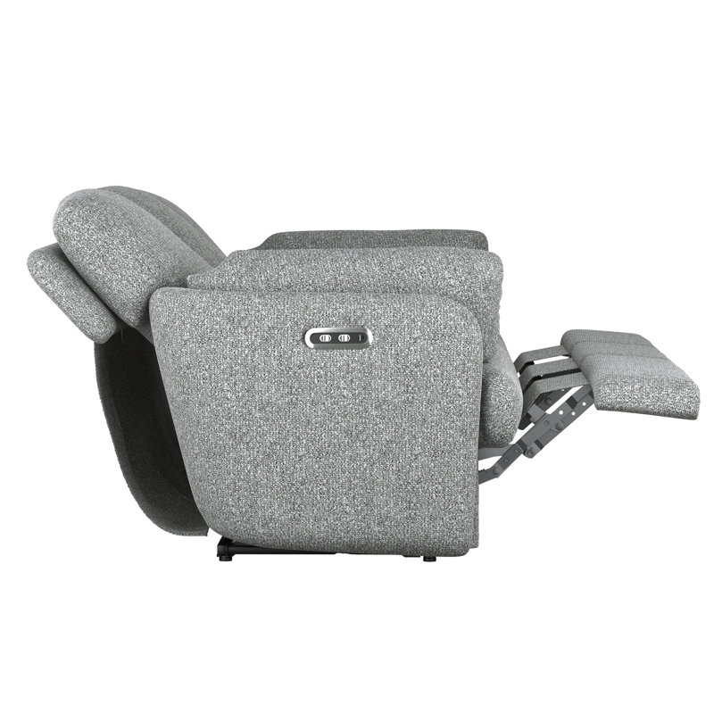 Latitude Run® Saxon Gray Power Recline Sofa | Wayfair