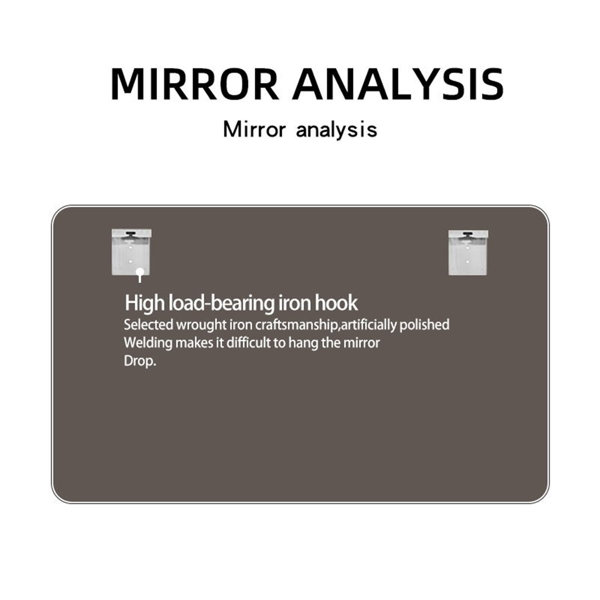 Ebern Designs Spero Rectangle Wall Mirror | Wayfair