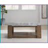 Latitude Run® Libby Brown Sintered Stone Coffee Table - Poplar Pine ...