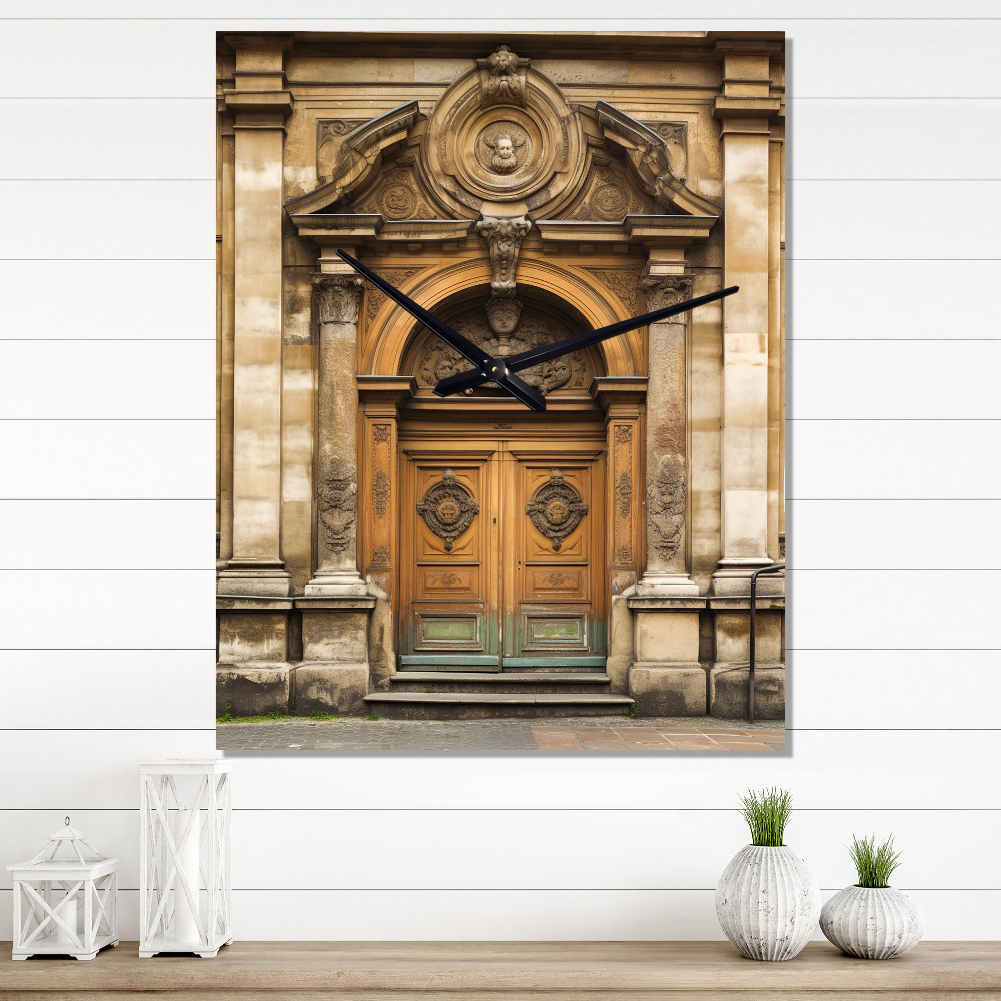 Ivy Bronx Old Wooden Door With Carvings In Paris, France I - Vintage ...
