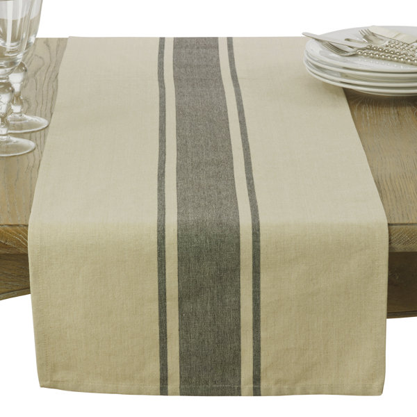 Gracie Oaks Hambrook Banded Table Runner & Reviews | Wayfair