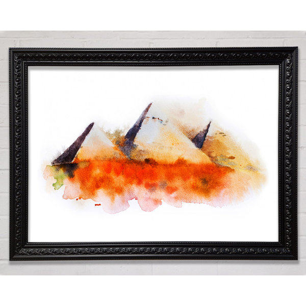 Bright Star Egyptian Pyramids 2 - Single Picture Frame Art Prints ...