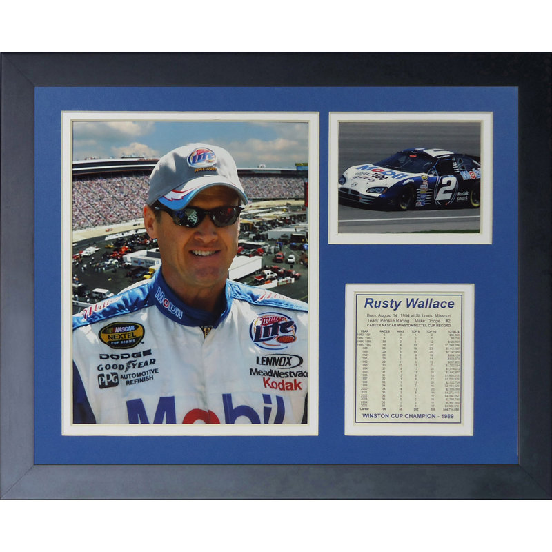 Legends Never Die Rusty Wallace Framed Memorabilia | Wayfair
