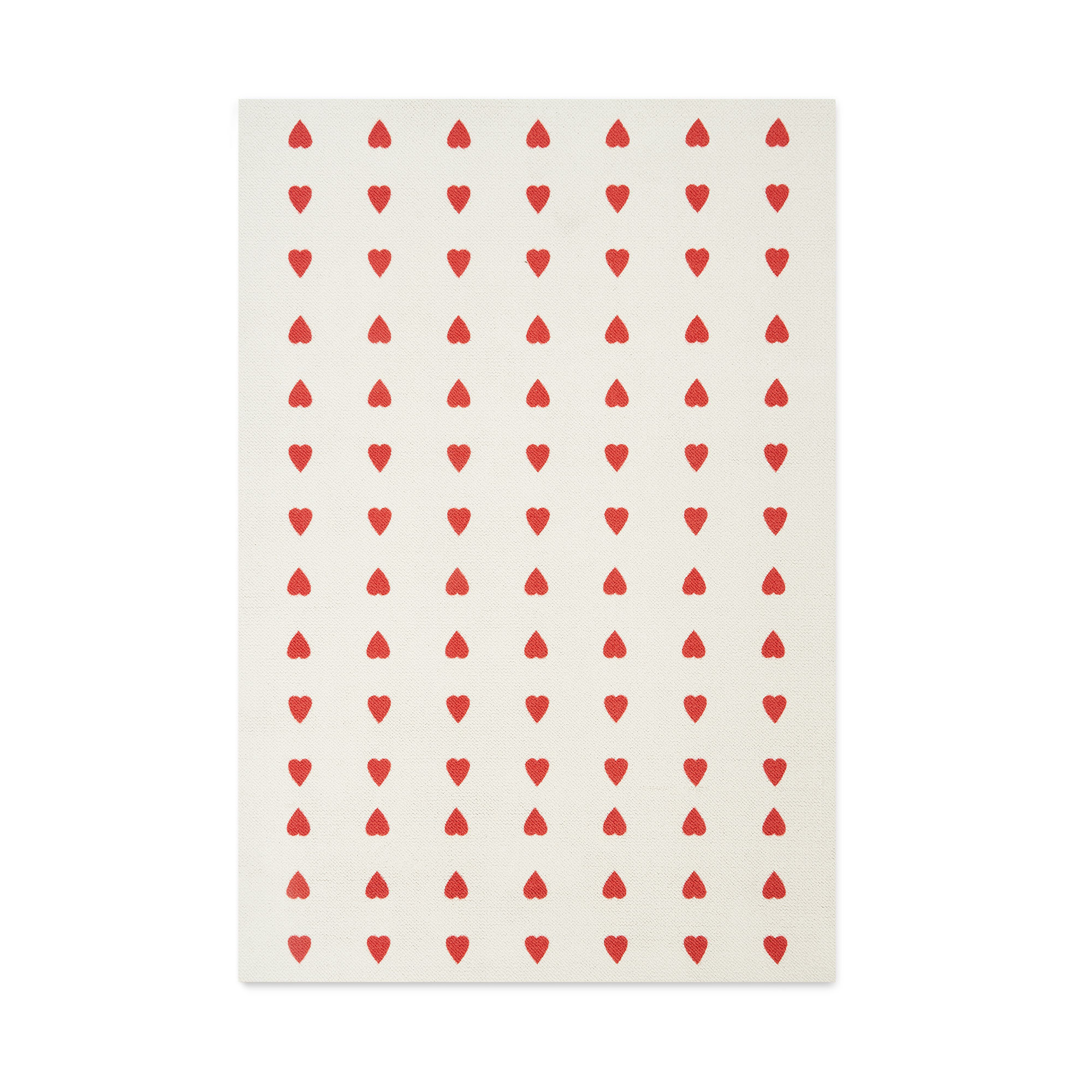 Latitude Run® Arjan Nylon Ivory/Red Heart Pattern Rug - Wayfair Canada