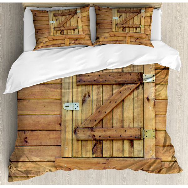 Ambesonne Rustic Duvet Cover Set | Wayfair