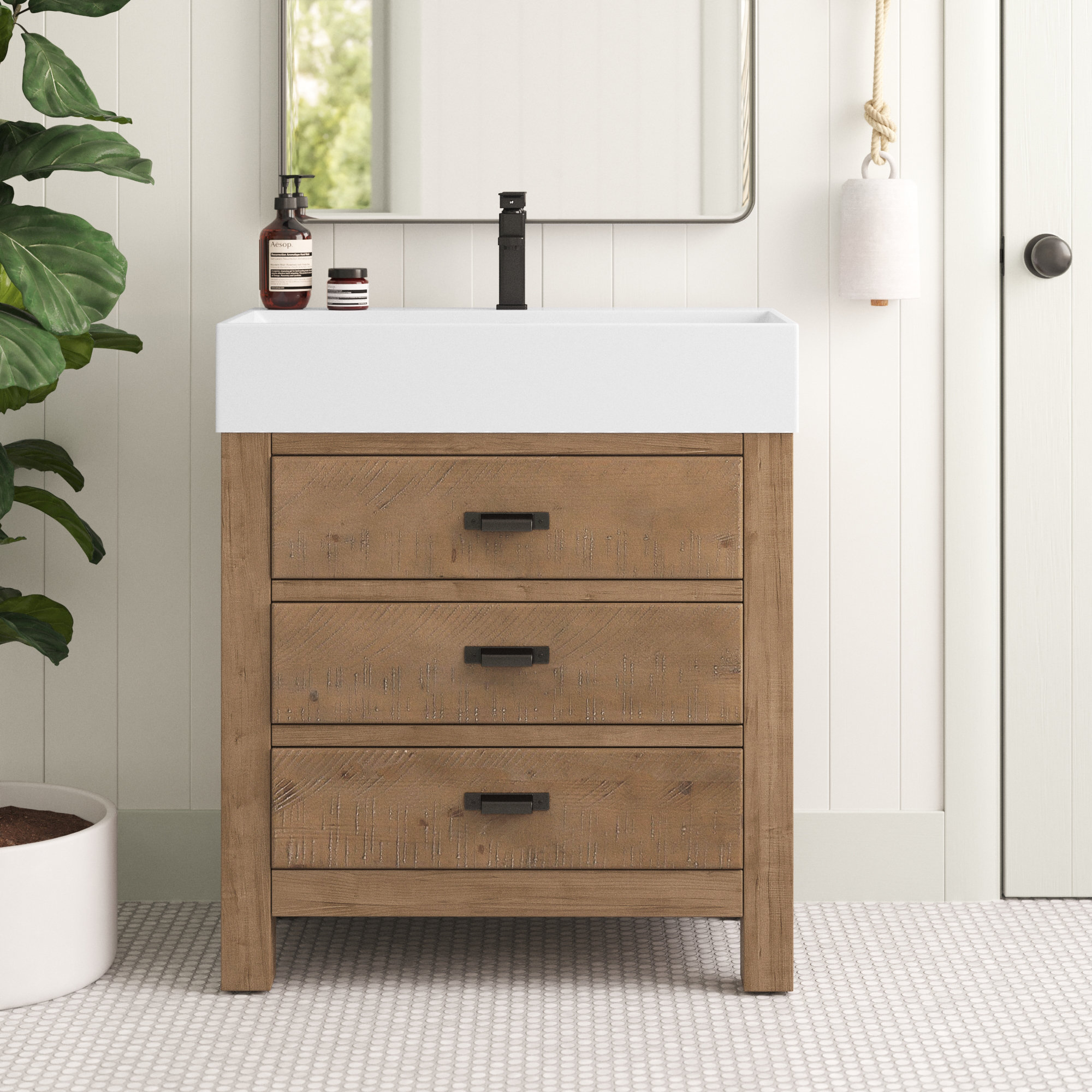 Dovecove Tarrant 30 Single Bathroom Vanity With Ceramic Top And Reviews