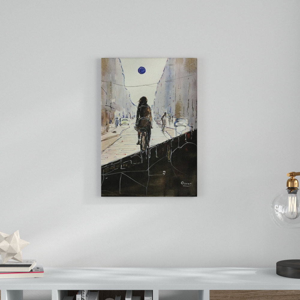 Ivy Bronx 'The Divide' Acrylic Painting Print on Canvas | Wayfair