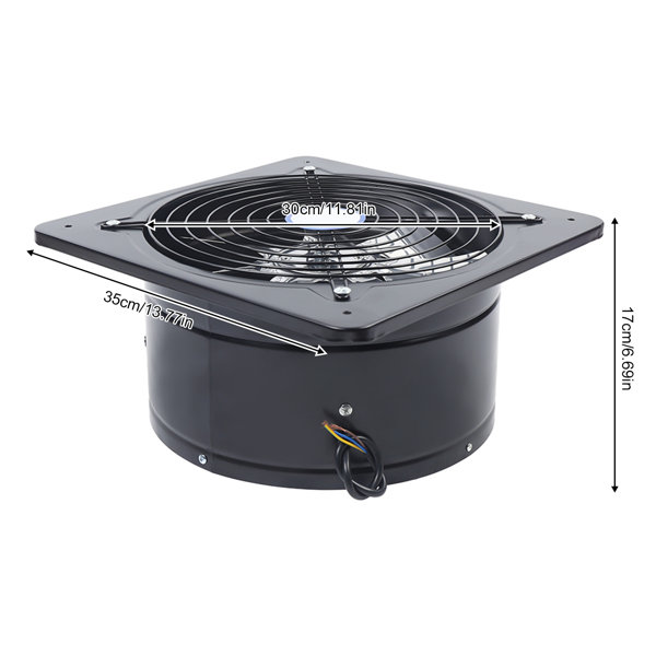 SUNYOU 12" Industrial Ventilation Extractor Exhaust Air Blower | Wayfair