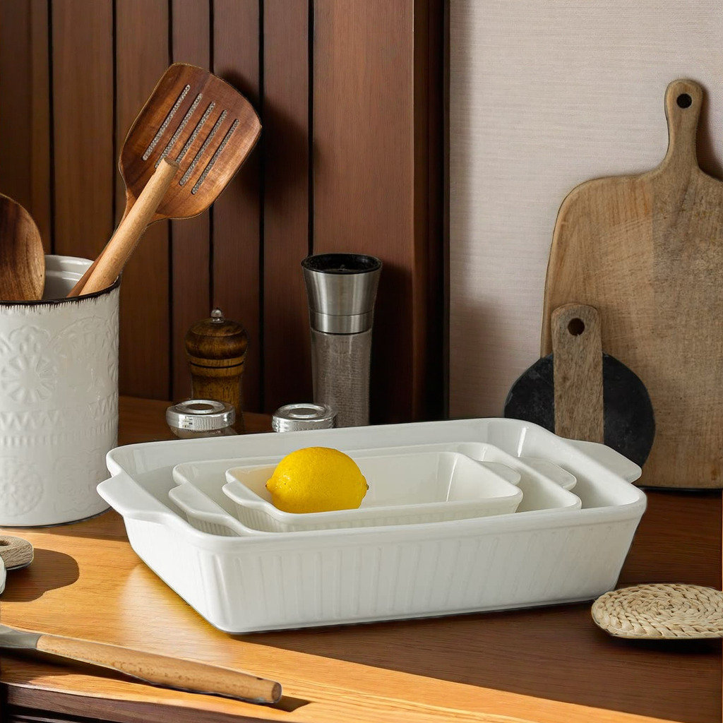 ATC HOLDINGS Rectangle Ceramic Baker Bakeware | Wayfair