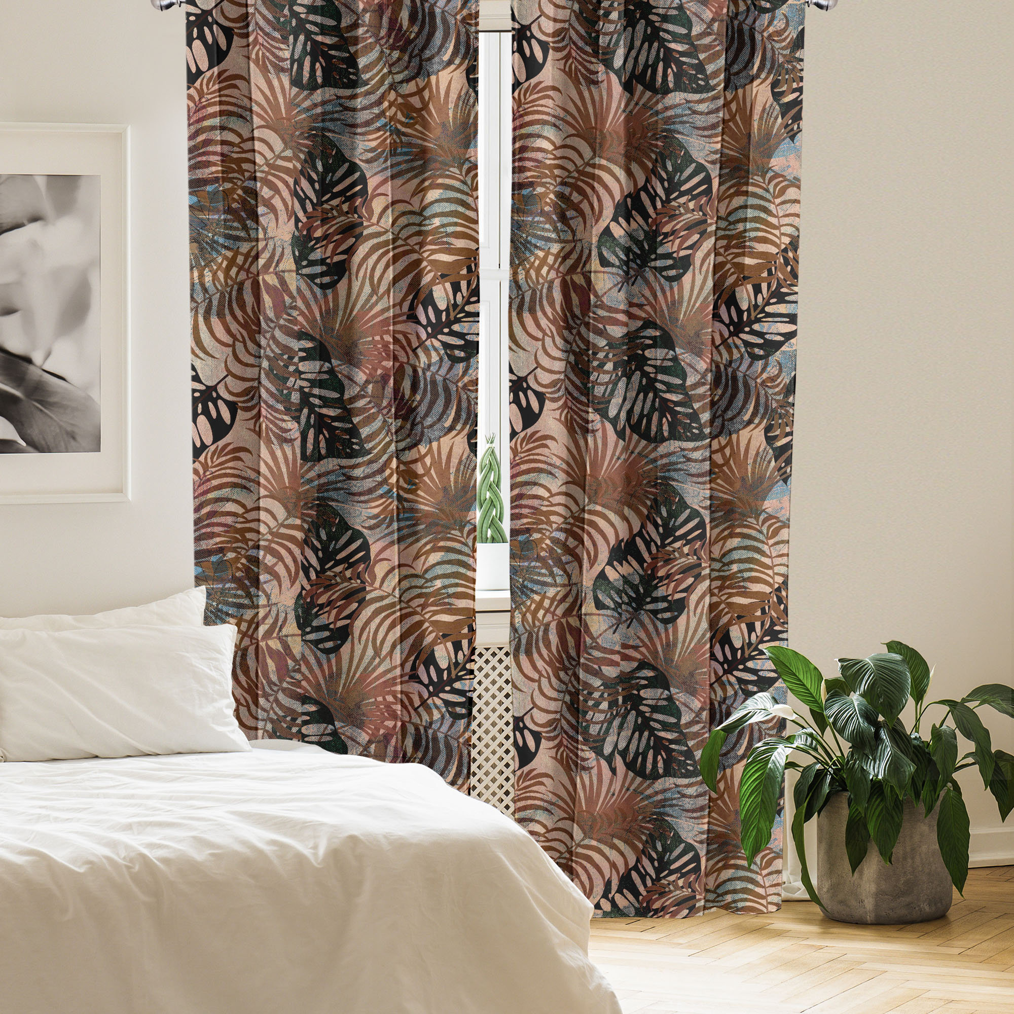 East Urban Home Loyde Microfiber Semi-Sheer Curtain Pair | Wayfair