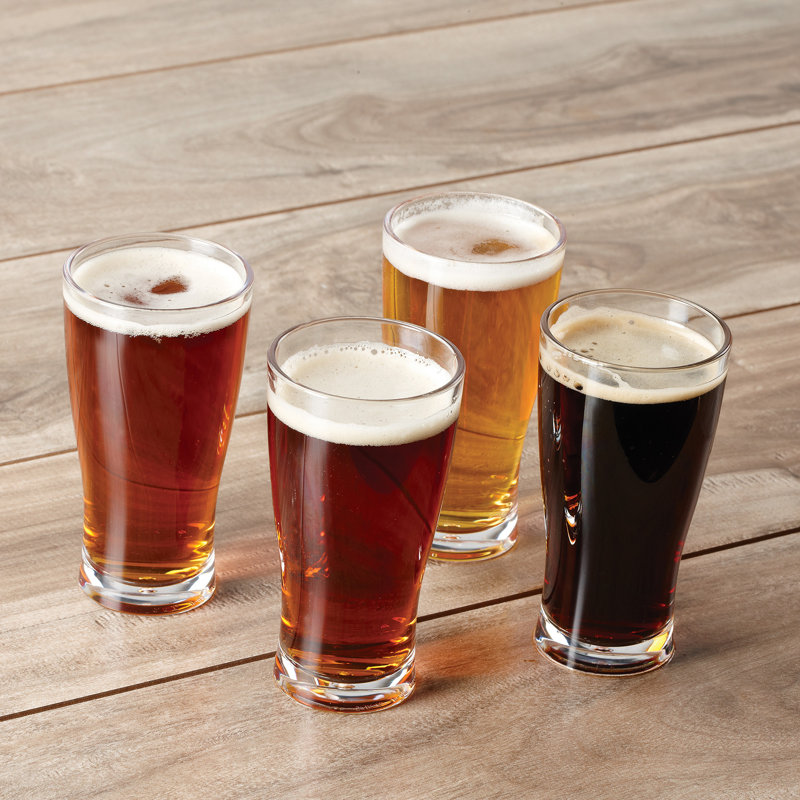 G.E.T. Shatterproof Plastic Mini Pilsner Shooter Beer Tasting Glasses ...