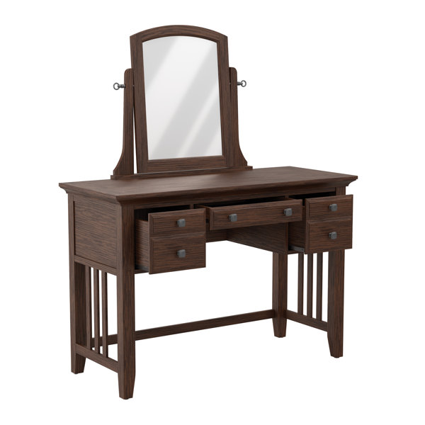 August Grove® Moradian Modern Vanity with Mirror & Reviews | Wayfair