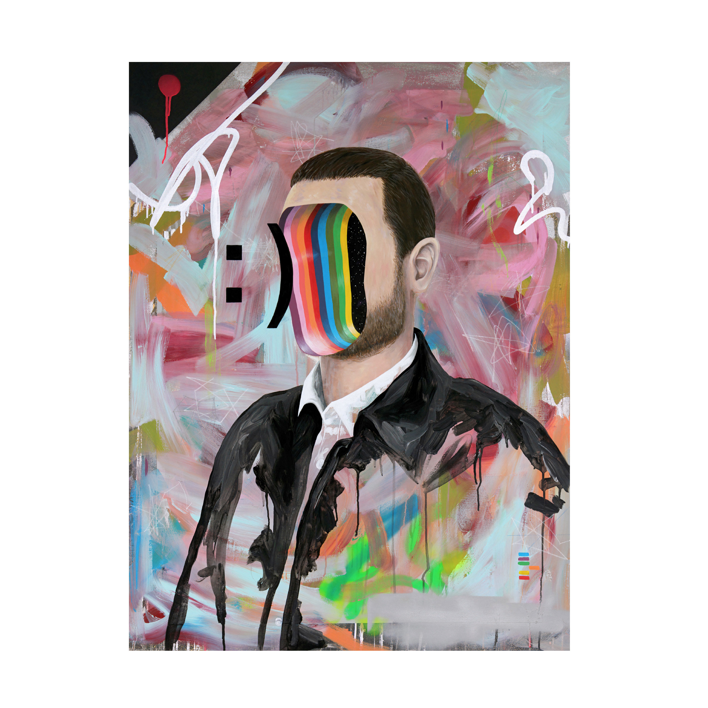 Trinx Famous When Dead Smiley Face Canvas Art - Wayfair Canada