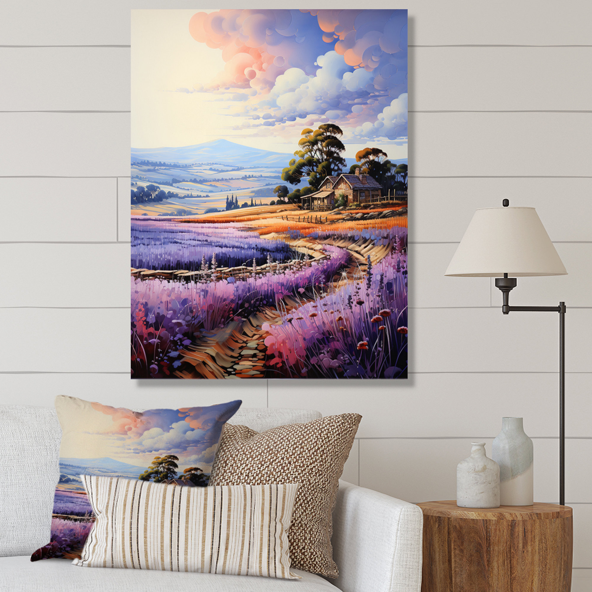 Red Barrel Studio® French Misty Morning In Provence III - France Canvas ...
