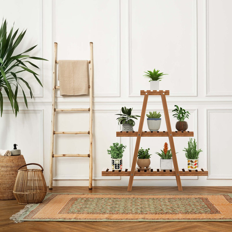 Rebrilliant 3-Tier Indoor And Outdoor Plant Stand | Wayfair