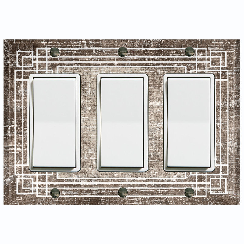 WorldAcc 3-Gang Rocker Wall Plate | Wayfair
