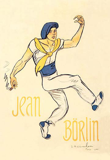 Buyenlarge Jean Borlin by Theophile Alexandre Steinlen Vintage ...