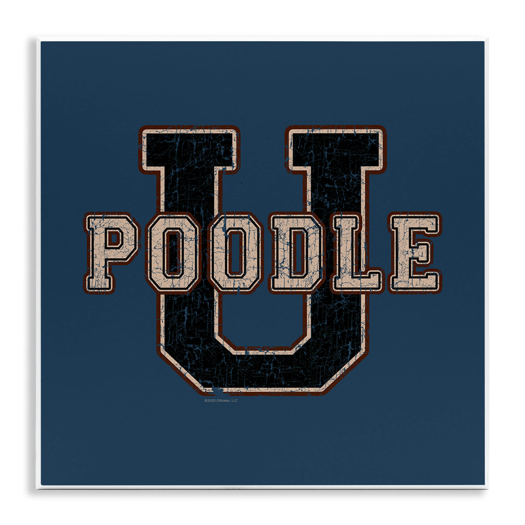 Dakota Fields Varsity Poodle U Wall Plaque Art by Spirit Animals/Life ...