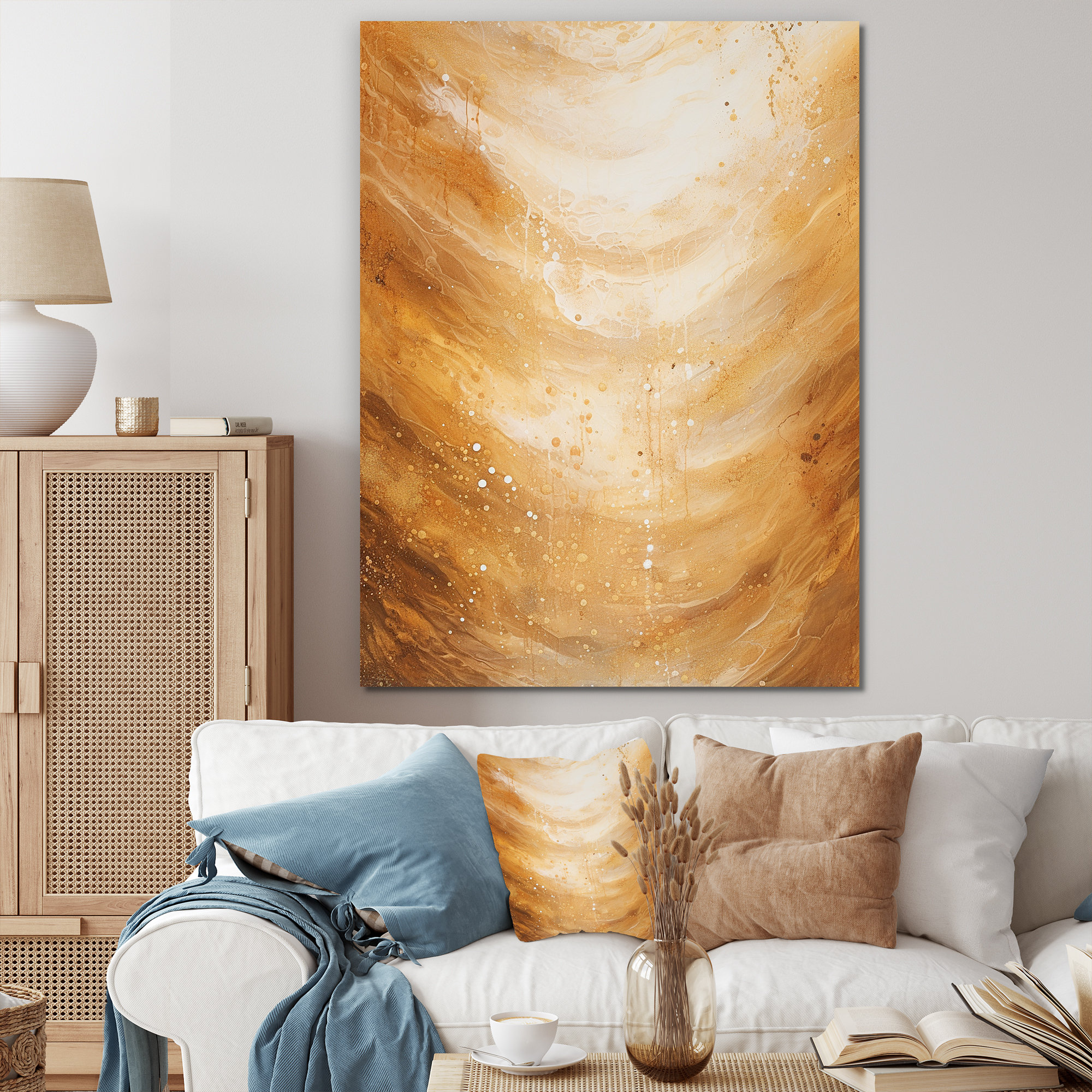 Wrought Studio Abstract Macchiato Mirage I - Print on Canvas - Wayfair ...