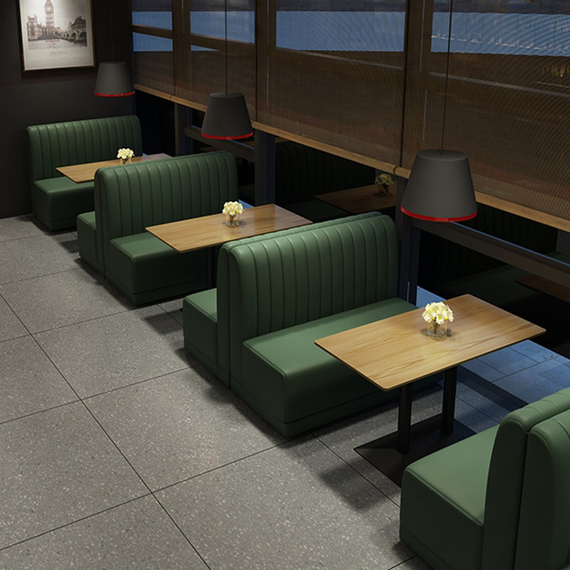 Canadian Linen Modern Simple Cafe Restaurant Casual Benches Storage ...