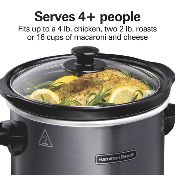 Hamilton Beach 4 Quart Round Slow Cooker & Reviews | Wayfair