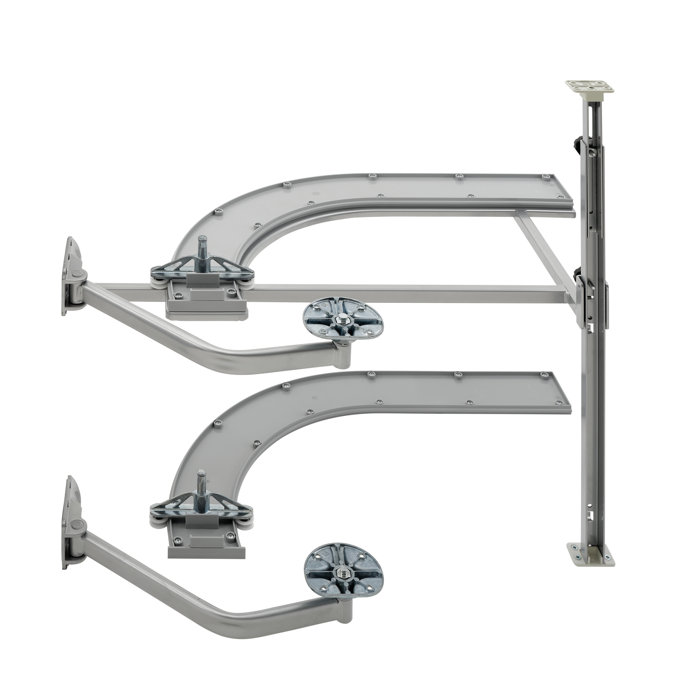 Rev-A-Shelf Contemporary Cloud 2-Shelf Blind Corner Organizer for Blind ...