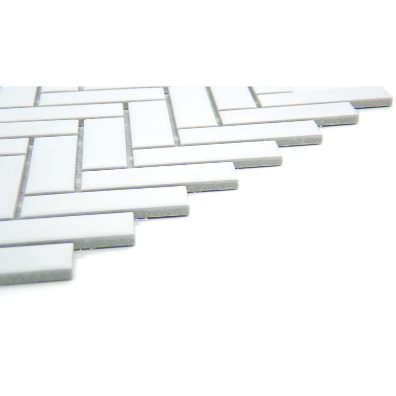 Emser Tile Impact™ 1" x 3" Porcelain Chevron Mosaic Tile & Reviews ...